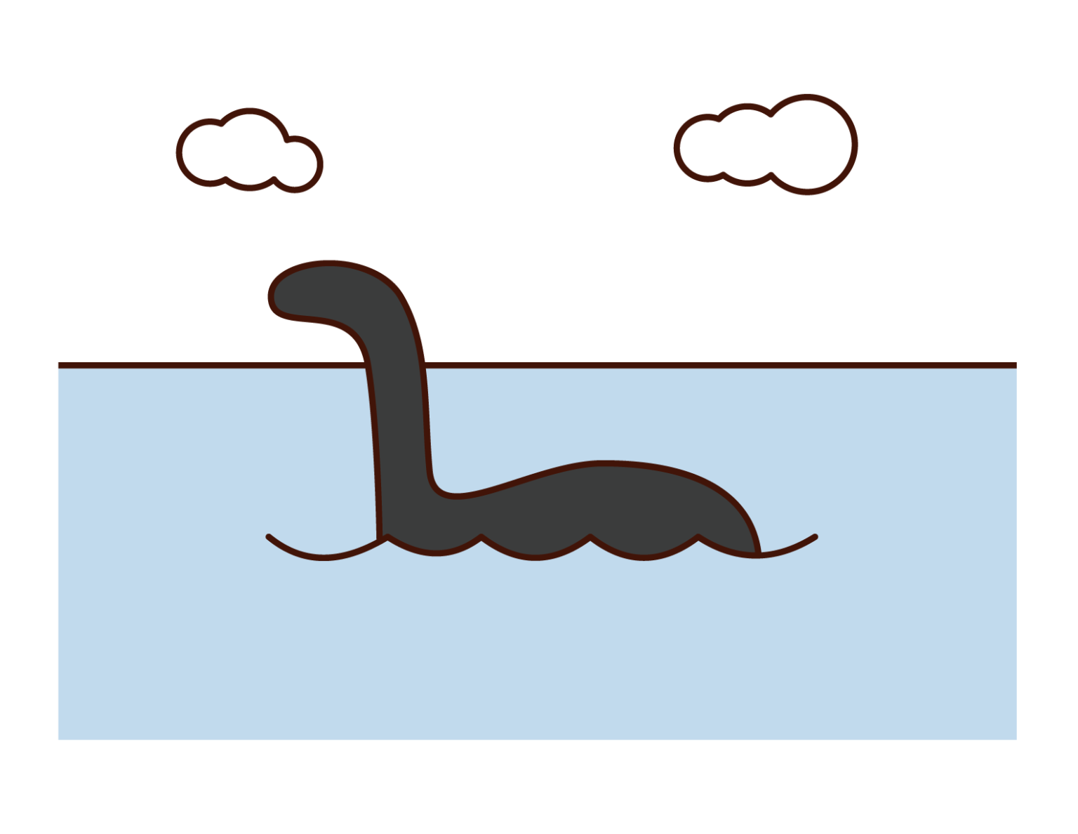 Nessie Illustration – Free illustrations KuKuKeKe