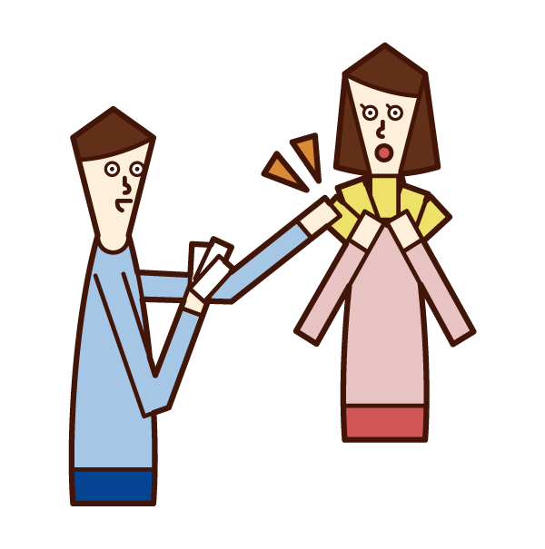 게시판을 들고 있는 양복을 입은 남자의 일러스트 무료 일러스트 소재집 Kukukeke