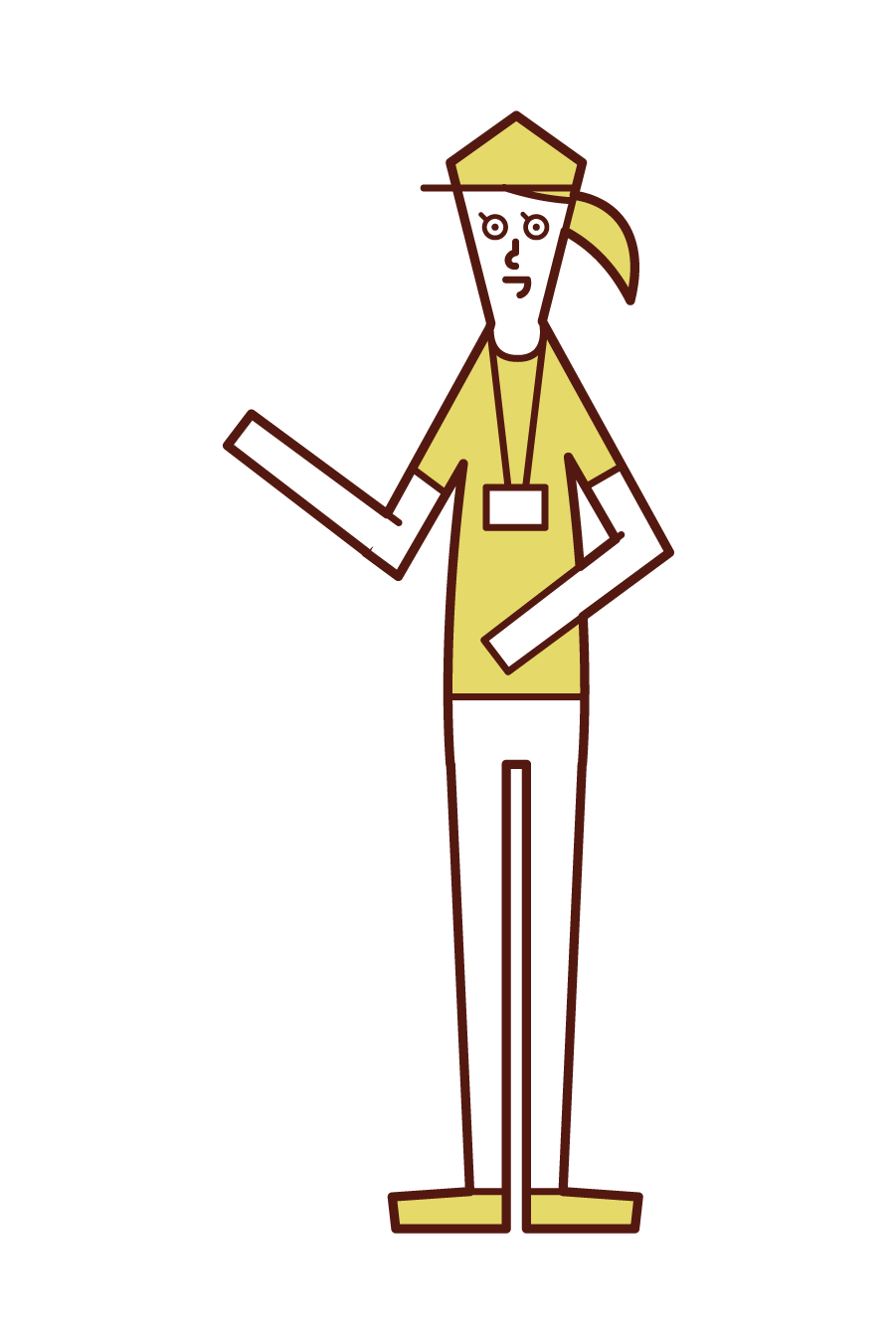 Illustration of the event staff (women) – Free illustrations KuKuKeKe