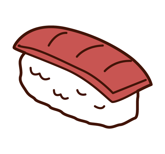 도미 초밥의 일러스트 | KuKuKeKe(쿠쿠케케)
