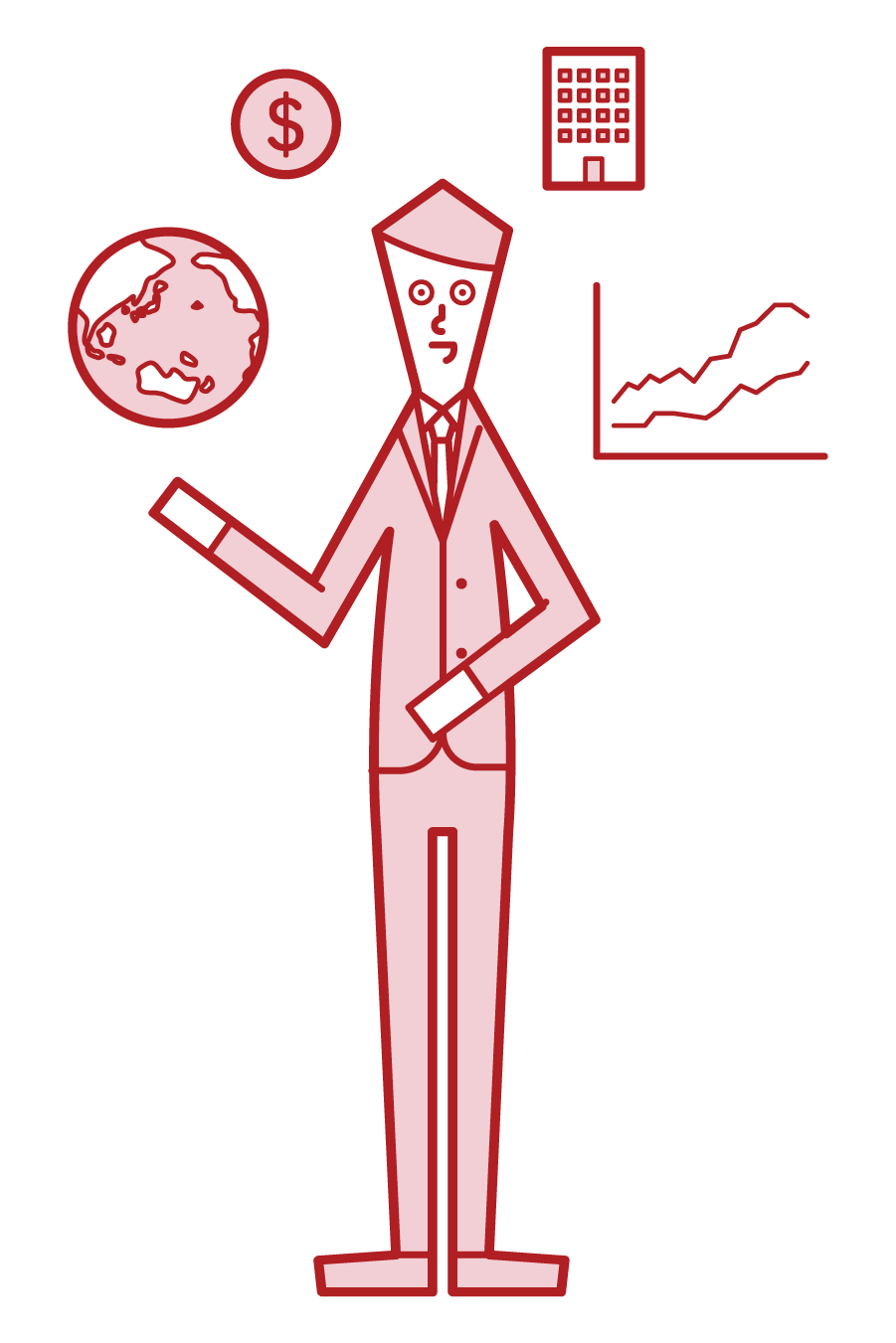 Illustration by The Economist (man) | フリーイラスト素材 KuKuKeKe（ククケケ）