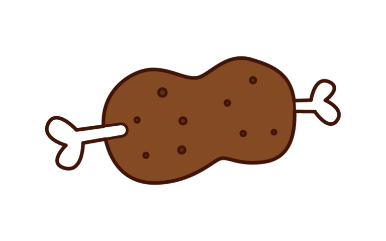 만화 고기의 일러스트 – 무료 일러스트 소재집 KuKuKeKe