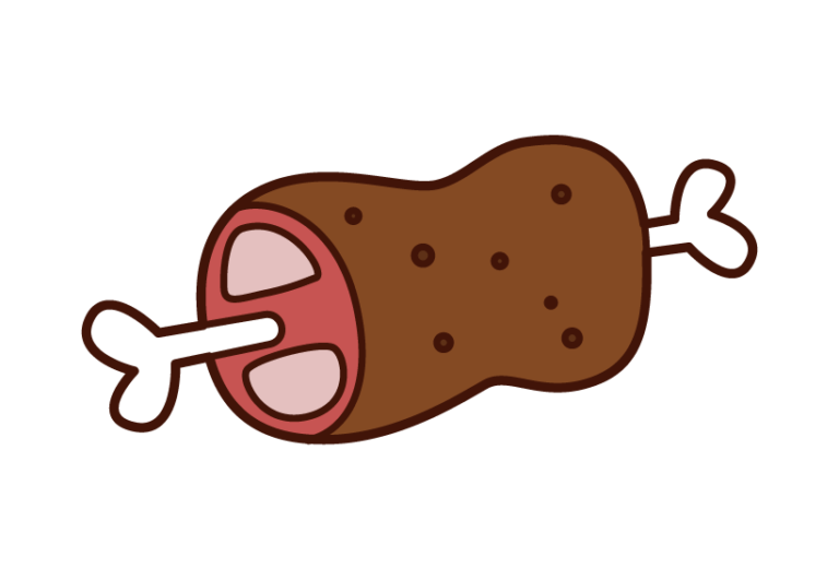 만화 고기의 일러스트 – 무료 일러스트 소재집 KuKuKeKe