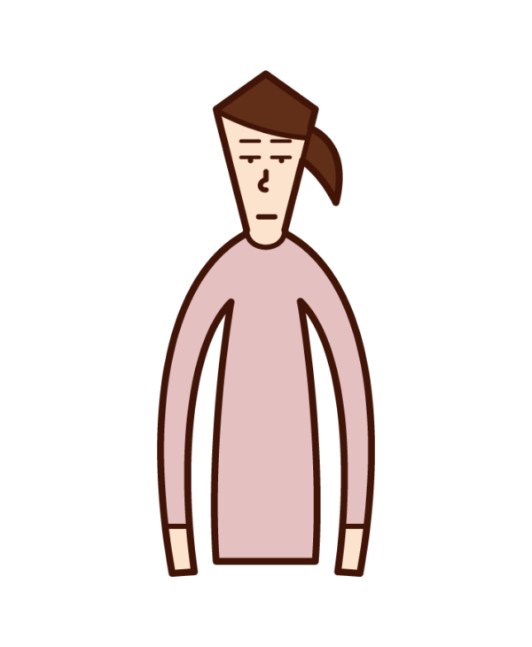 呆然 | フリーイラスト素材 KuKuKeKe（ククケケ）