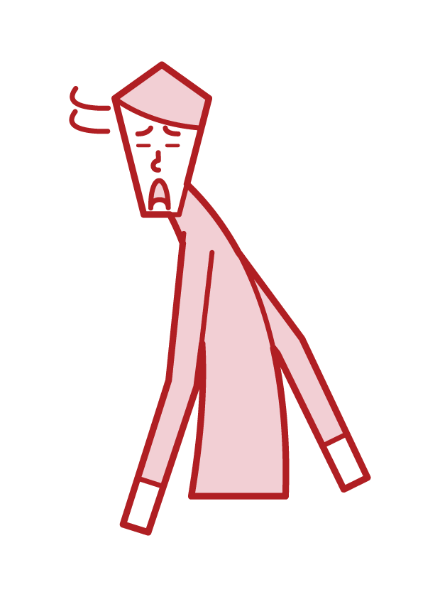Illustration of a man turning around with a troubled face – Free ...