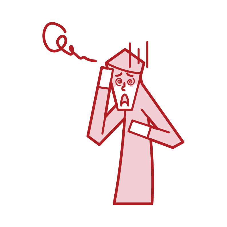 Illustration of anemia (man) – Free illustrations KuKuKeKe