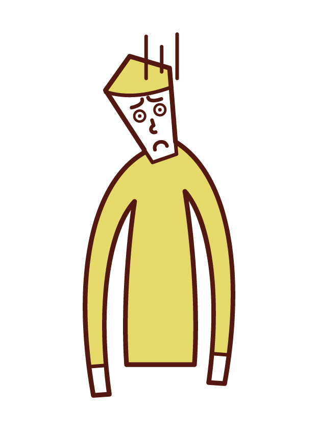 Illustration of spastic tortiac and cervical dystonia (man) – Free ...