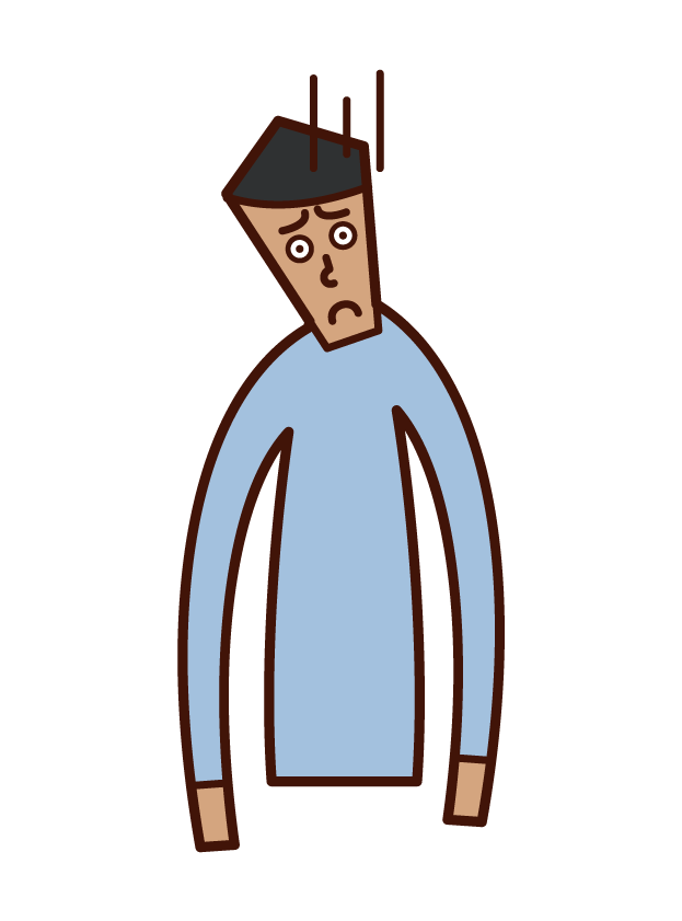 Illustration of spastic tortiac and cervical dystonia (man) – Free ...